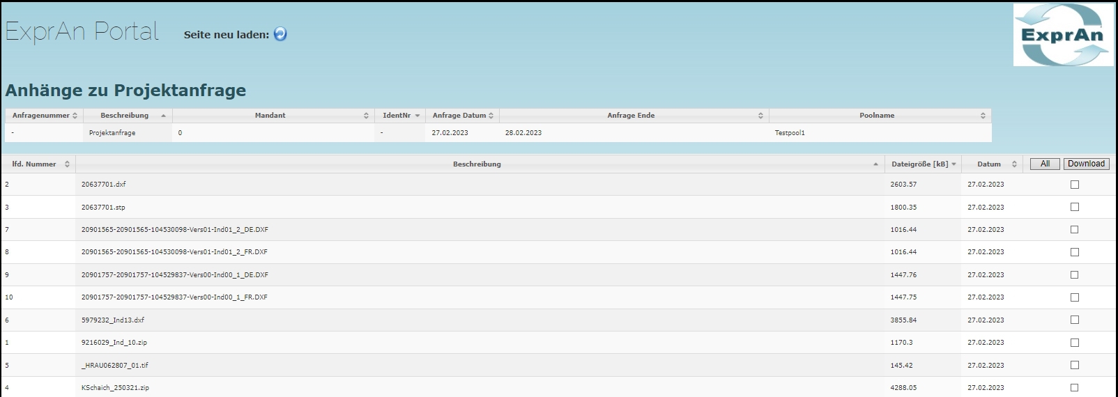 Datenfreiheit - ExprAn - Das ExpressAnfragesystem
